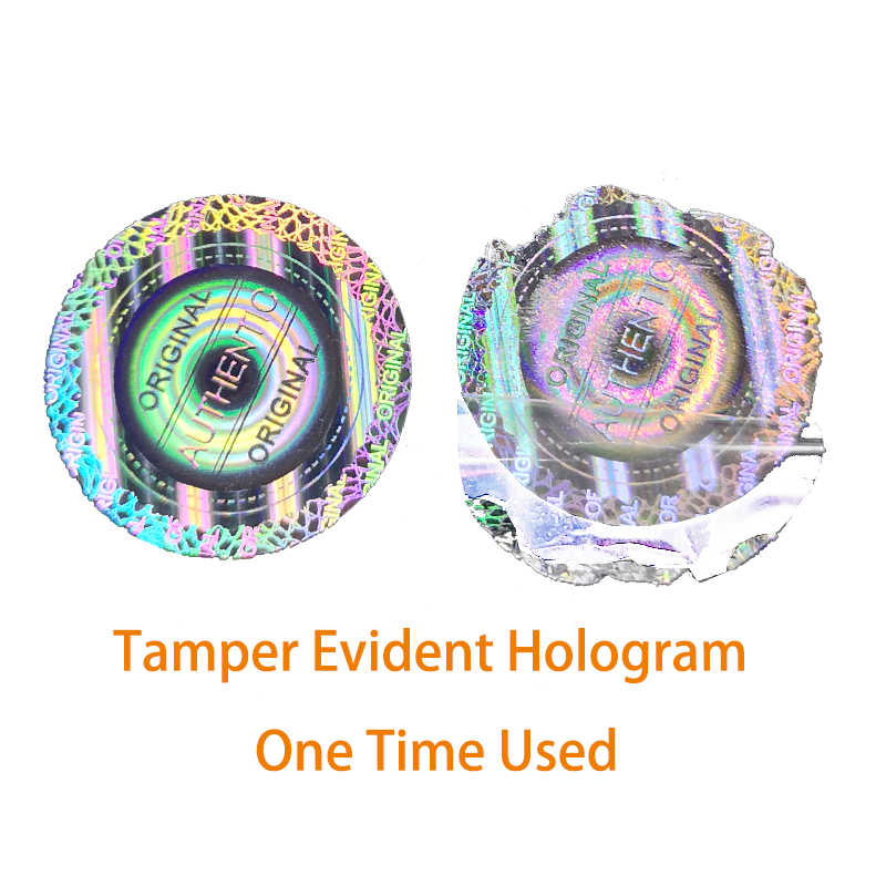 Custom Warranty VOID Security Stickers - Hologram 3D Silver Holographic ...