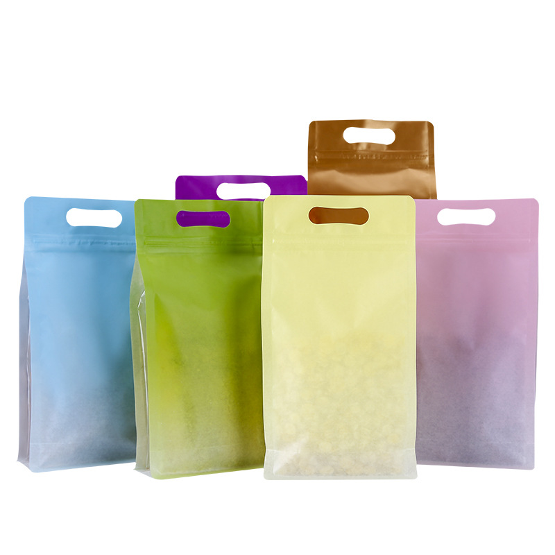 Food Grade Laminated Custom Stand Up Pouch - Plastic Zipper - Flat ...