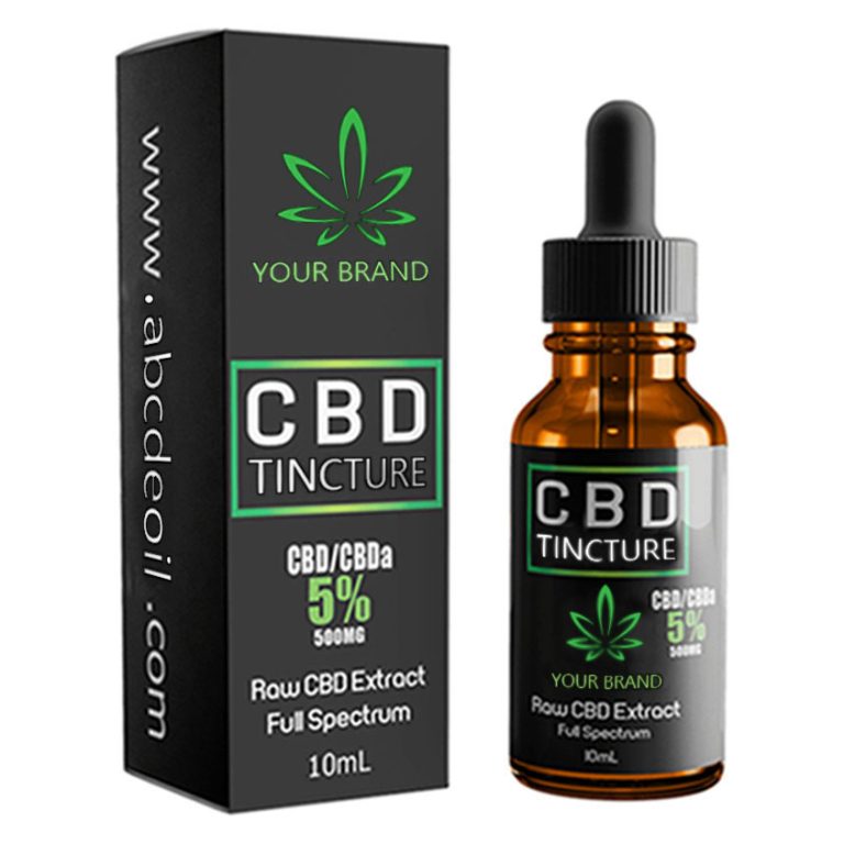 CBD Tincture Packaging & Labels Printing - Wholesale