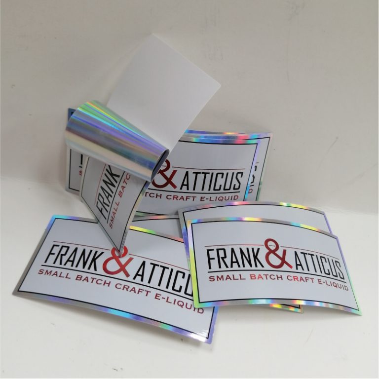 Custom Holographic Stickers Printing at Wholesale Price