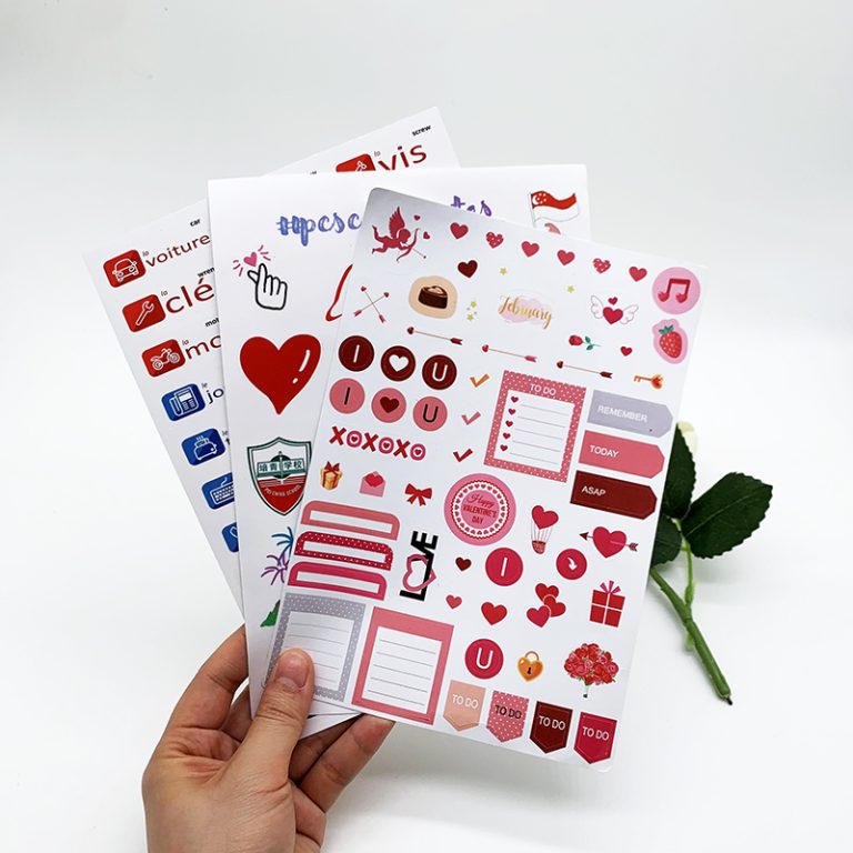 Custom Stickers Sheet Printing at Wholesale Price