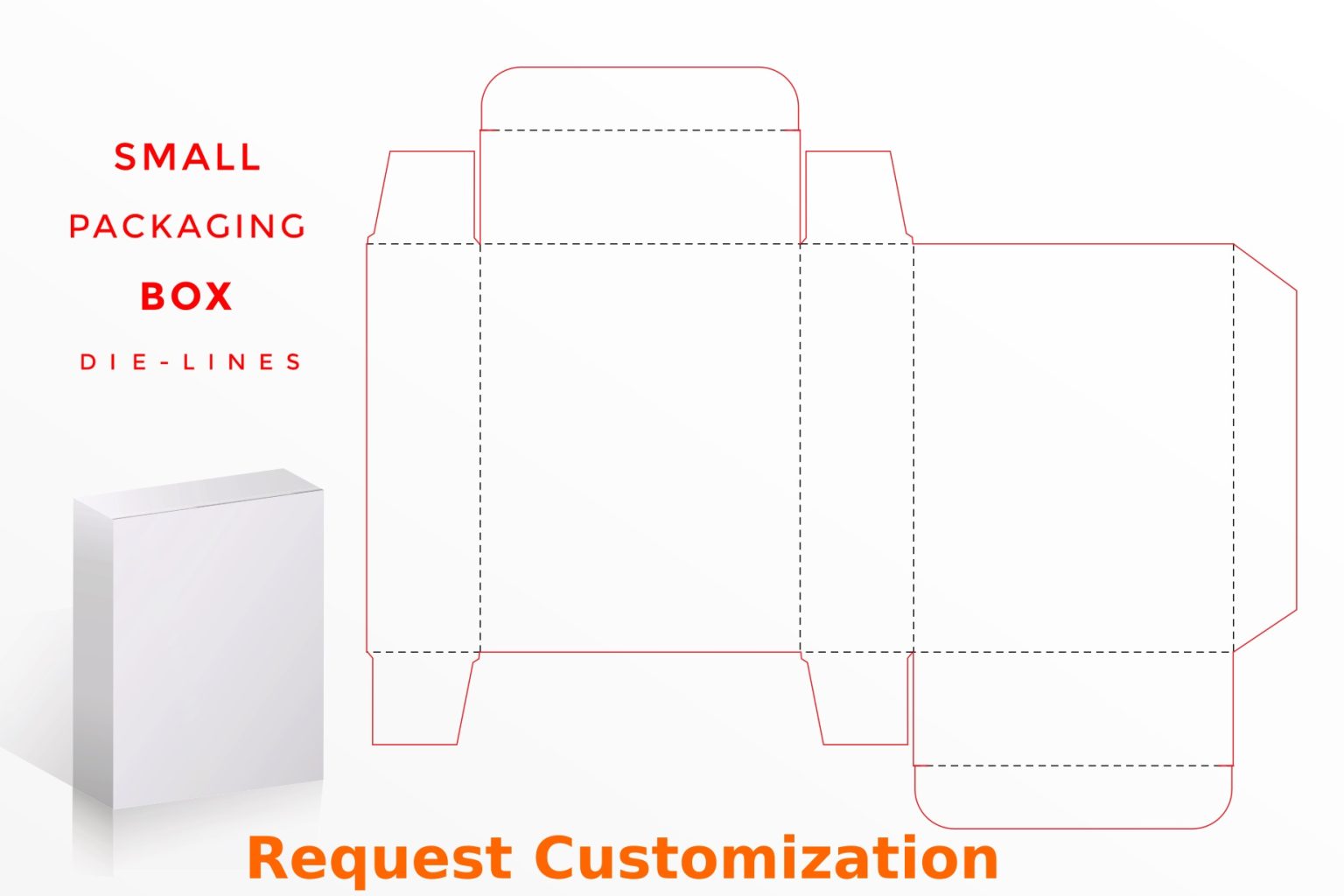 Small Packaging Box Dieline - Limcy Packaging