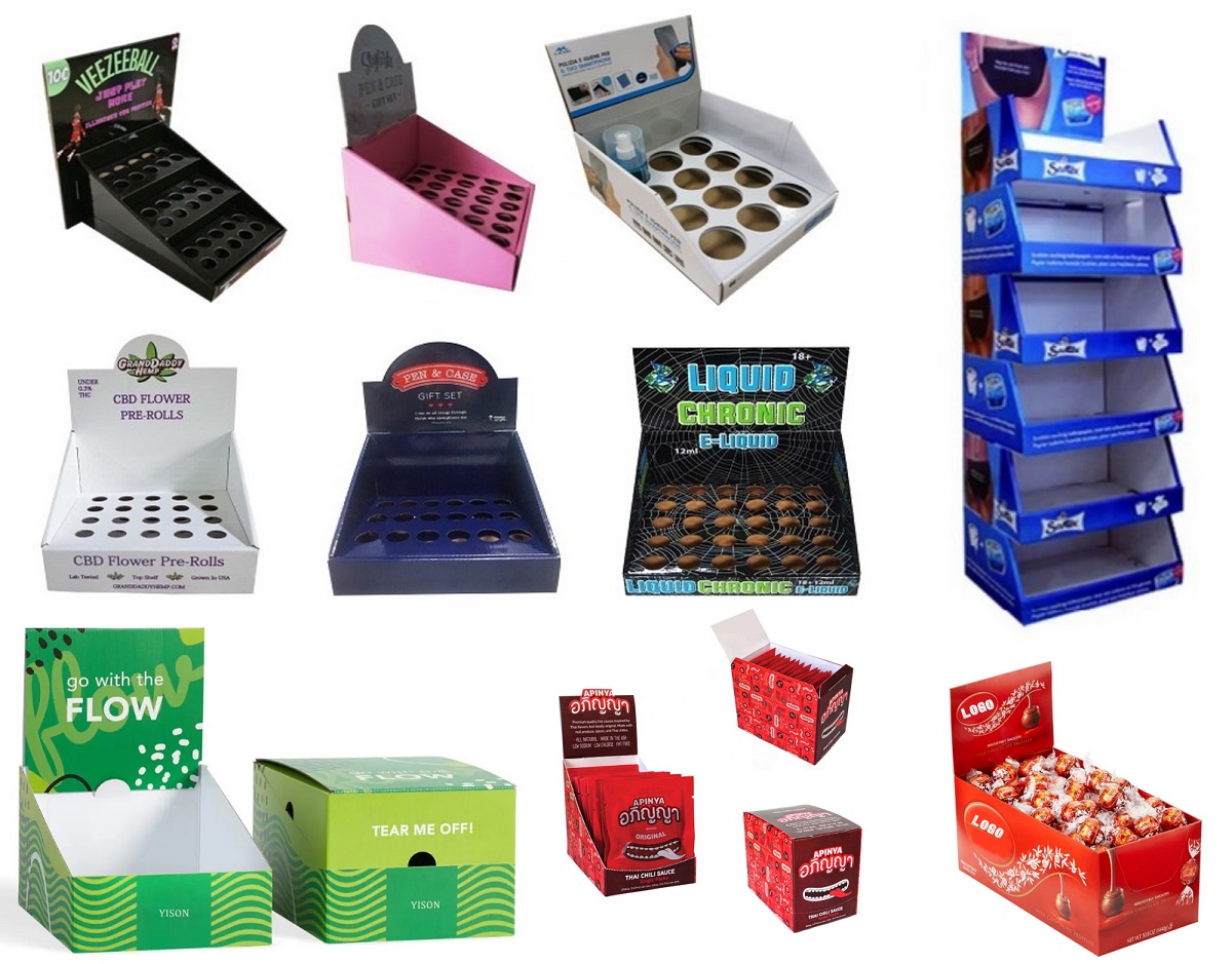 Custom Display Boxes - Wholesale - Low Minimum