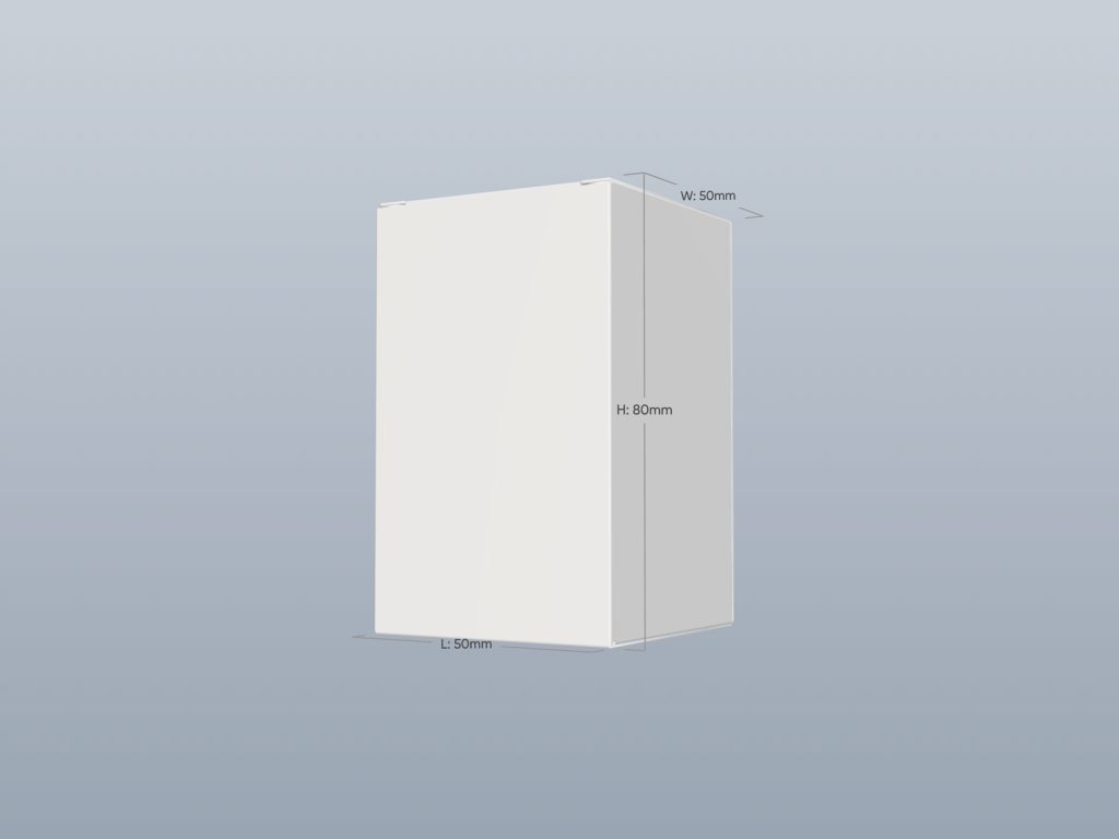 Pack of 500 - Kraft Product Boxes - 5x5x8 CM - Limcy Packaging