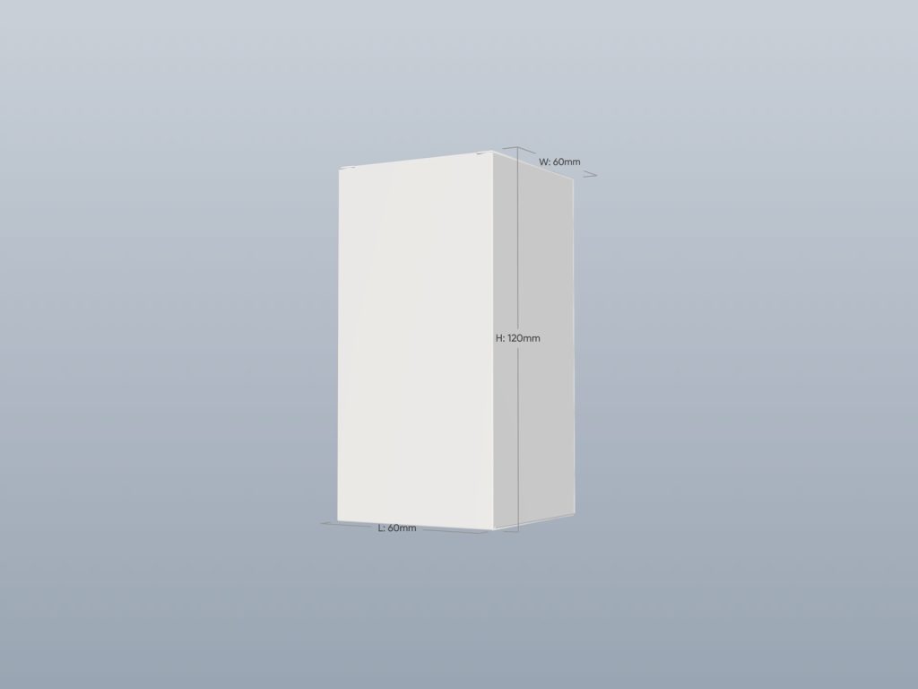 Pack of 500 - Kraft Product Boxes - 6x6x12 CM - Limcy Packaging