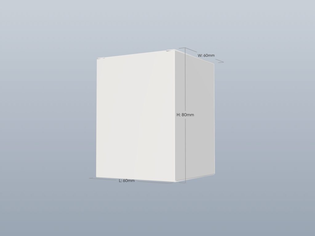 Pack of 500 - Kraft Product Boxes - 6x6x8 CM - Limcy Packaging