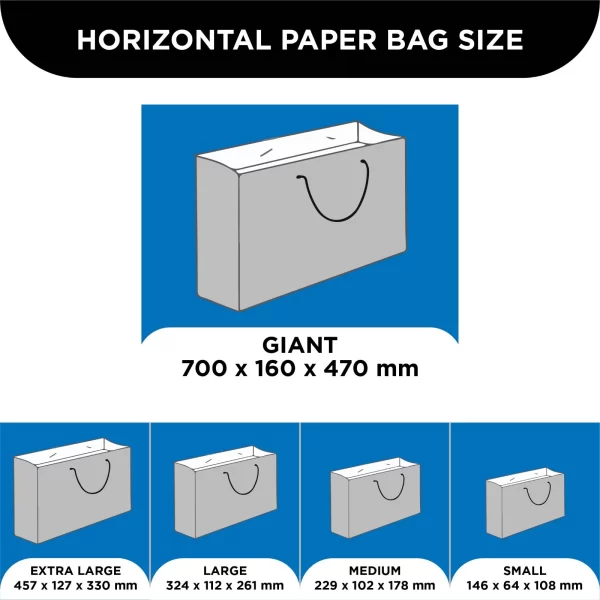 Custom Horizontal Paper Bags - Wholesale - Limcy Packaging