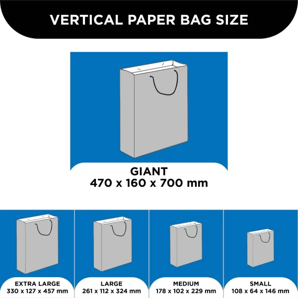 Giant Custom Vertical Paper Bags - Wholesale - Limcy Packaging