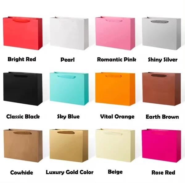 Custom Horizontal Paper Bags - Wholesale - Limcy Packaging