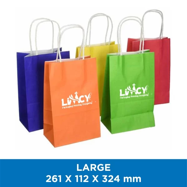 Large Custom Vertical Paper Bags - Wholesale - Limcy Packaging
